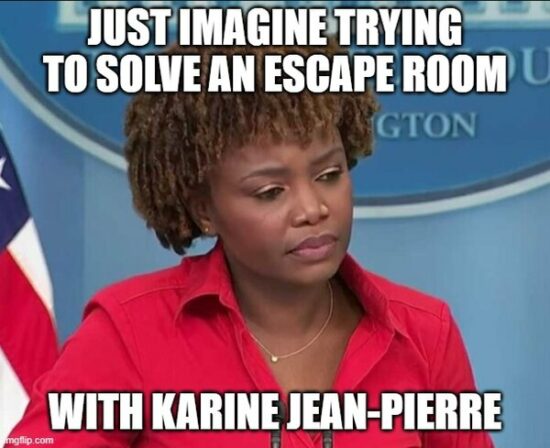 Propaganda Pirate Admits Biden Total, Karine Jean-Pierre Announced Joe ...